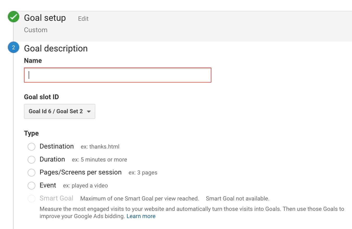 Four Types Of Custom Google Analytics Goals You Need To Know - Adfluent